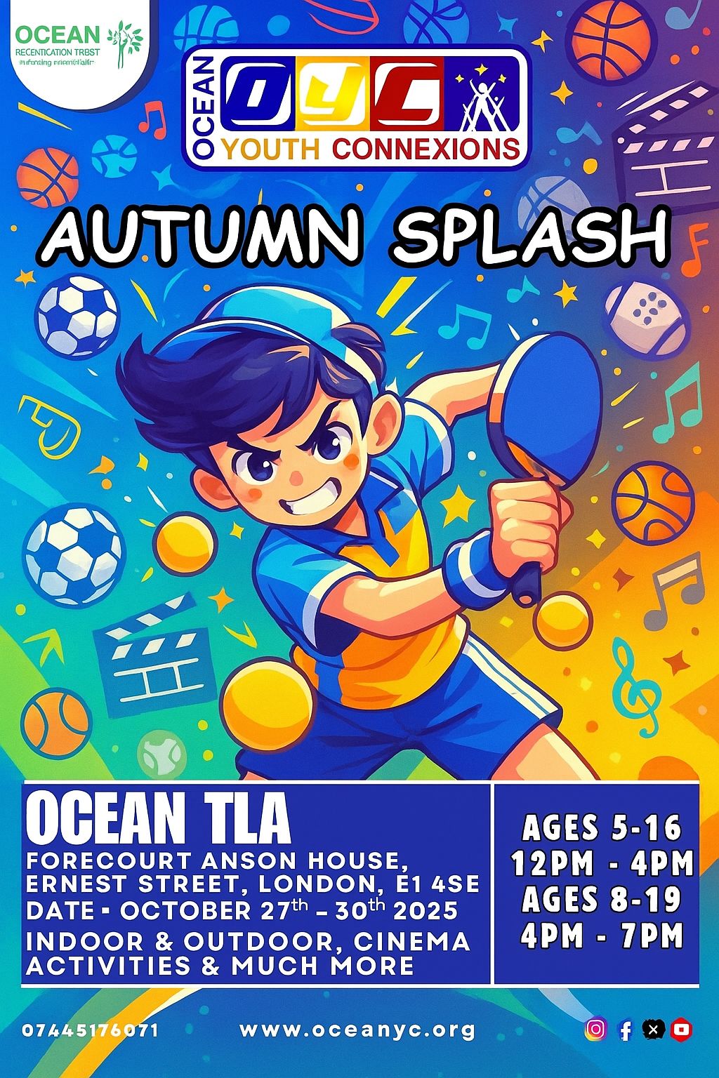 Autumn Adventure Half-Term Programme: October 2025 – Ocean Youth Connexions